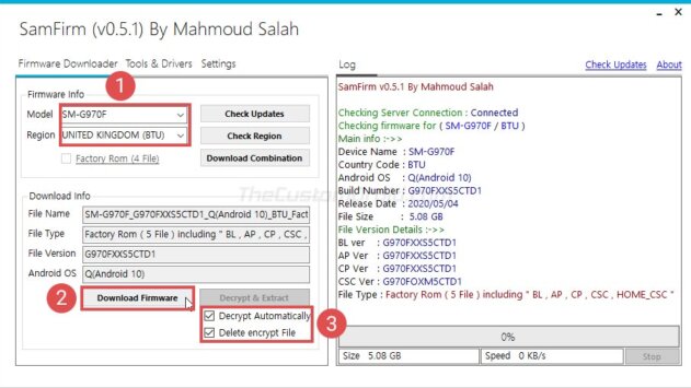 SamFirm Tool - Download Links & How to Use it to Download Latest ...