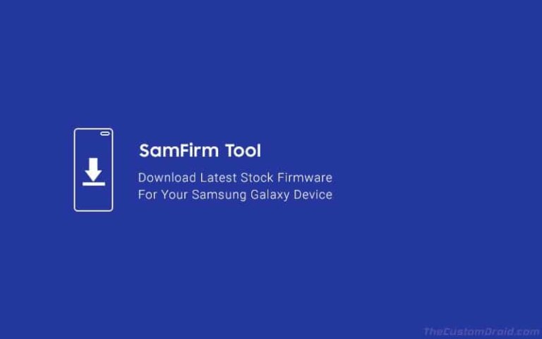 SamFirm Tool - Download Links & How to Use it to Download Latest ...