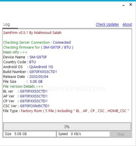 SamFirm Tool - Download Links & How to Use it to Download Latest ...