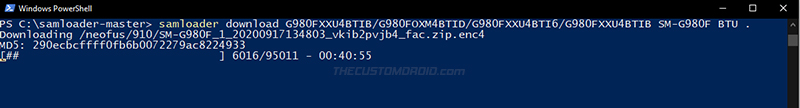 Samloader Tool - Cross-Platform Samsung Firmware Downloader