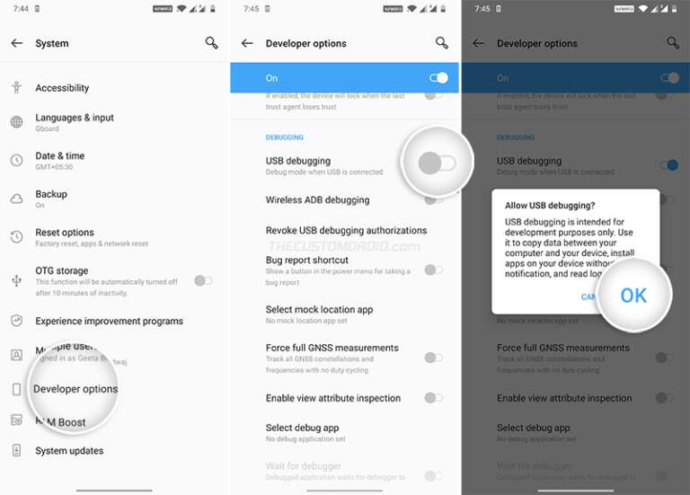 Enable Developer Options And Usb Debugging On Oneplus Nord Guide 8096